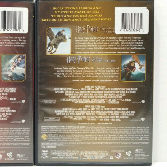 Warner Bros. | Media | Harry Potter Double Feature Dvd Set Year 2 3 And ...